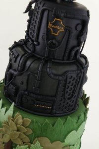 Alien and Predator Wedding Cake – SheWalksSoftly