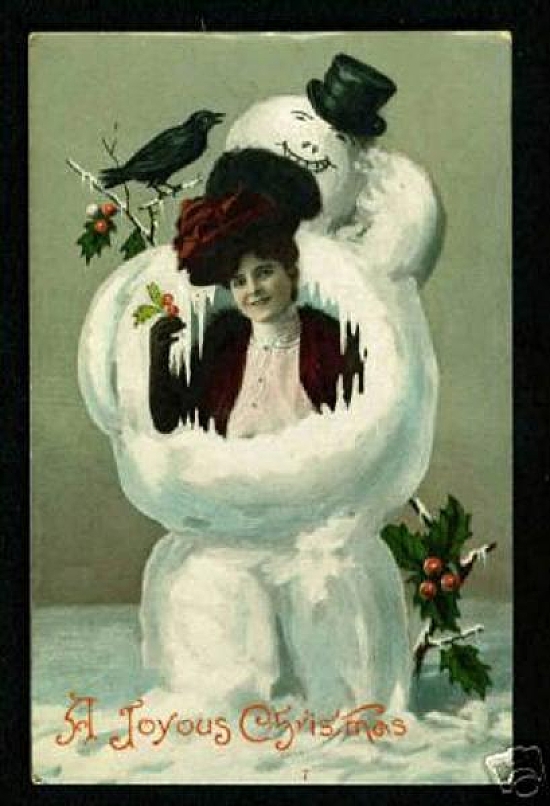 Bizarre and Creepy Vintage Christmas Cards – SheWalksSoftly